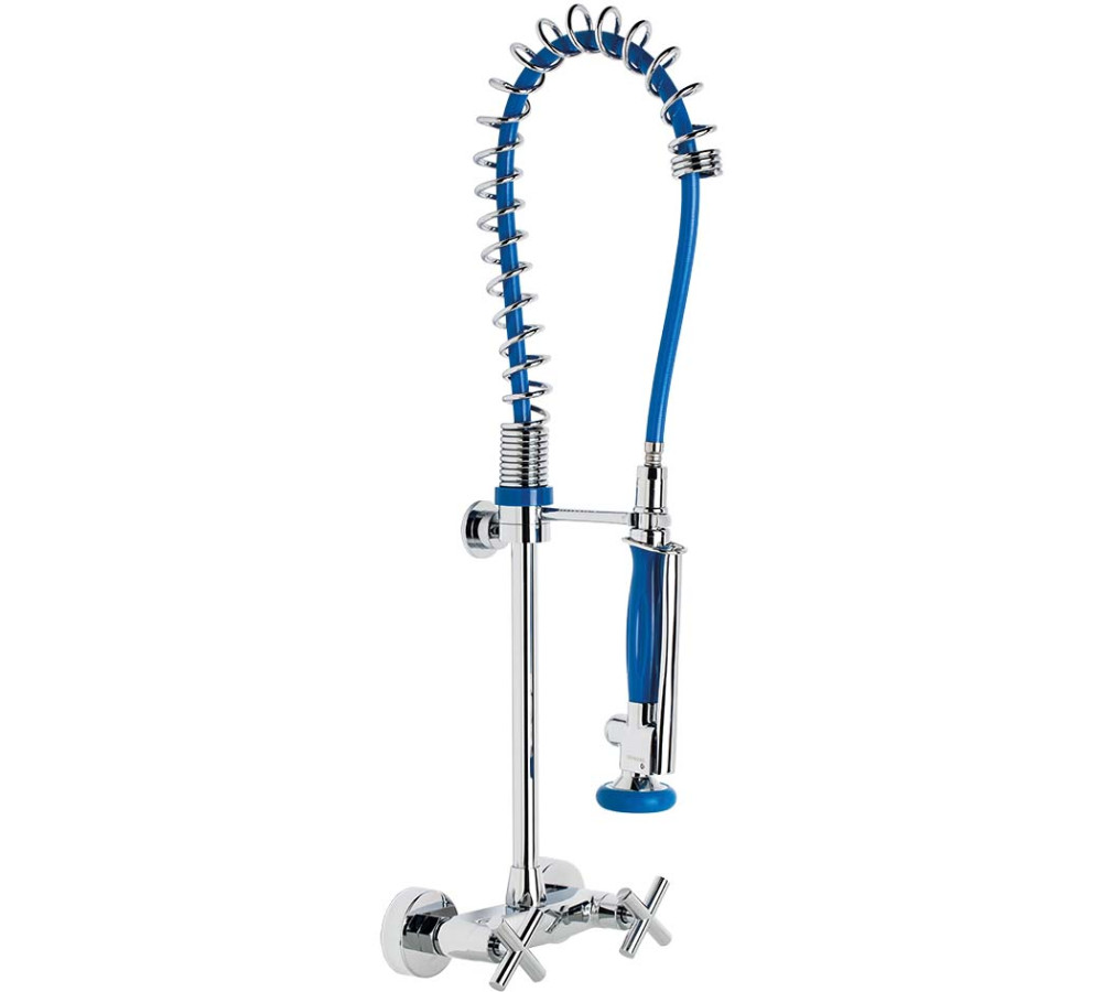 GENEBRE: Pre-rinse column with wall sink miker