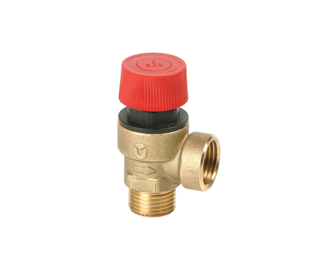 GENEBRE: SAFETY VALVE M-F 6BAR: Safety relief angle valve-6 bar (3188)