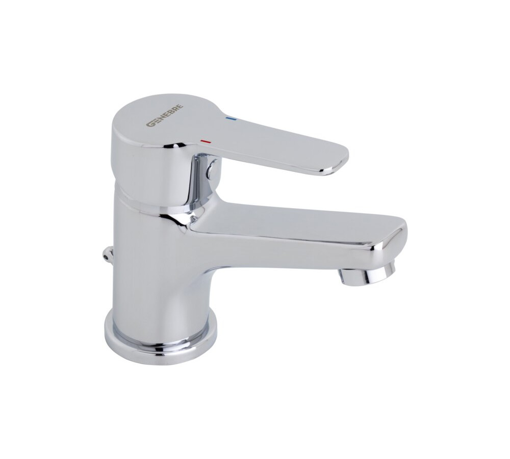GENEBRE: Single lever wash-basin mixer Chromed Basik