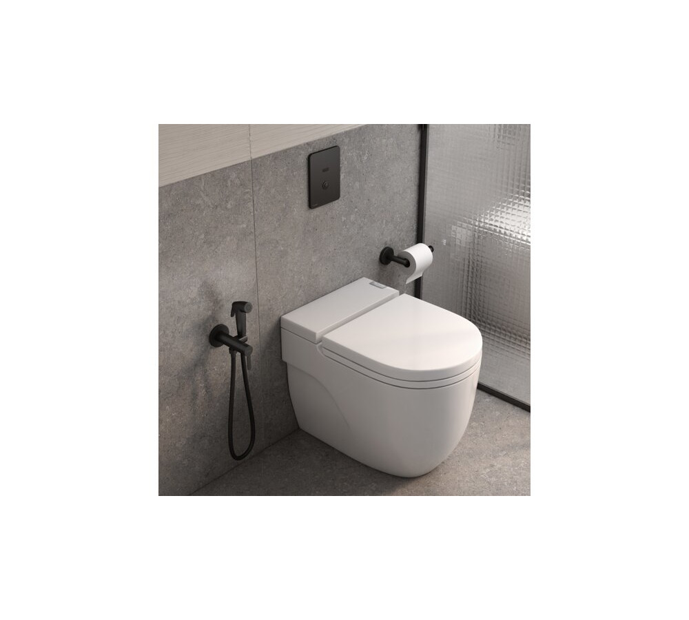 GENEBRE: Sanitary shower mixer set with support Black