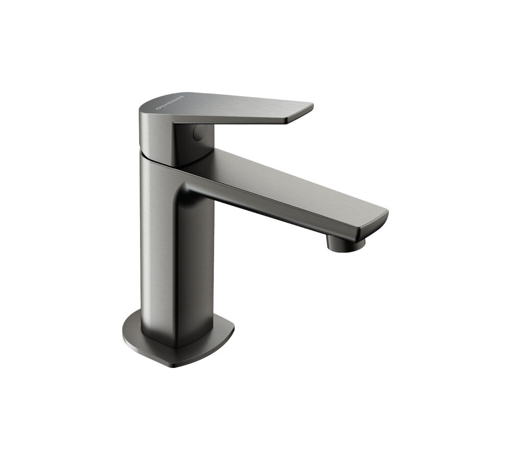 GENEBRE: Single lever wash-basin mixer Brushed Metal Kloe